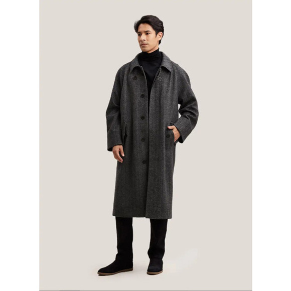 Gentle Herd | Jackets & Coats | Gentle Herd Singlebreasted 0 Wool Long ...